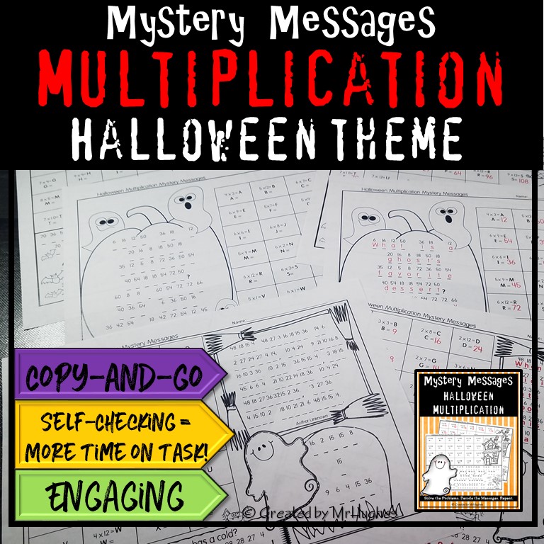 Created by MrHughes - Mystery Messages- Halloween - Created by MrHughes